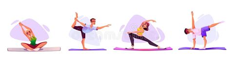 Cartoon People Stretch Stock Illustrations 5872 Cartoon People