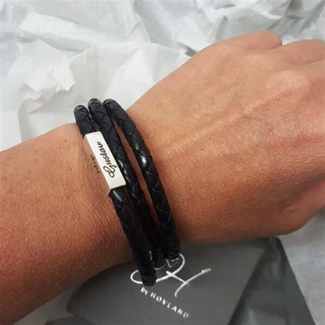 Unika Herrsmycken Armband Med Personlig Gravyr