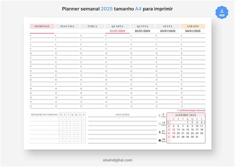 Planners Semanais Para Imprimir Planners Personalizados Para Imprimir
