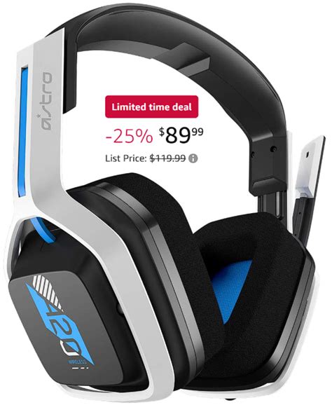 Astro Gaming A20 Wireless Headset Gen 2 For Playstation 5 And 4 Pc