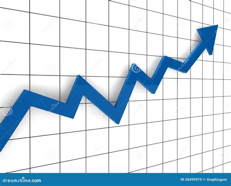Graph With Red Arrow Flat Vector Growth Graph With Red Arrow Flat