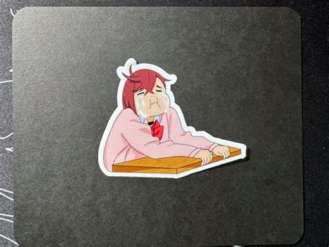 Momo Ayase Crying Sticker Dandadan Etsy