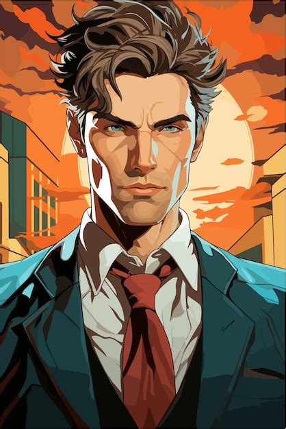 Premium Vector Anime Boy