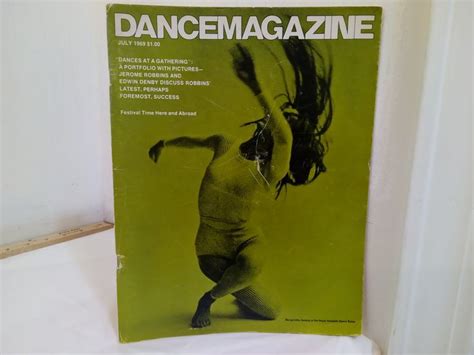 Vintage Dancing Magazines Dance Magazine 1970 And 1969 Etsy Uk