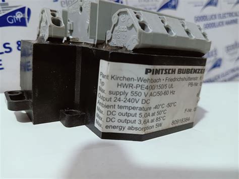 Pintsch Bubenzer Hwr Pe400 150 5 Ul Rectifier