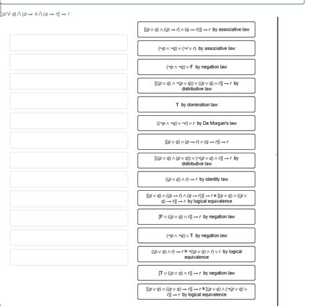 Prove The Given Expression Is A Tautology By Developing A Series Of Logical Equivalence To