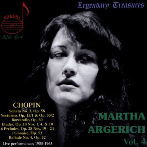 Martha Argerich Vol 4 Chopin By Martha Argerich Cd Barnes And Noble®