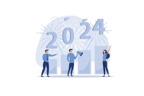 New Year 2024 Vector Illustration Graphic By Alwichabib · Creative Fabrica