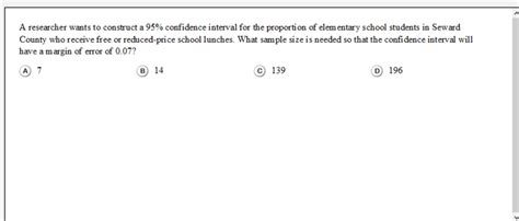 Solved A Researcher Wants To Construct A 95 Confidence