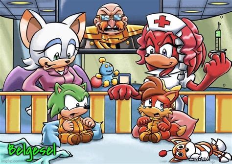 Image Tagged In Commission Babies Sonic And Amy Sonic Funny Sonic Art