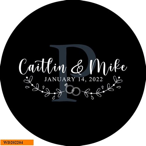 Digital Custom Personalized Gobo Monogram For Wedding Wedding Gobo