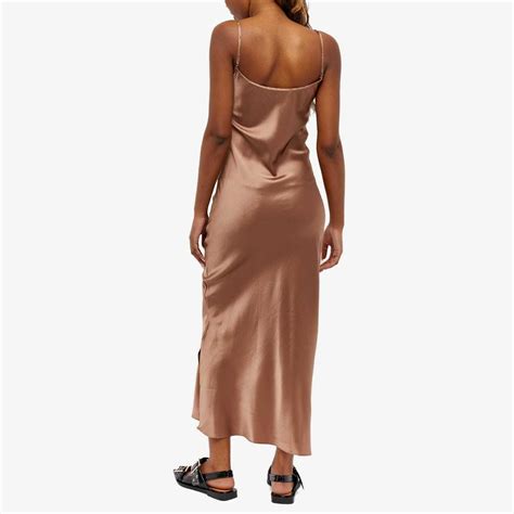 Mother Of All Womens Kelly Maxi Slip Dress In Moka Mother Of All