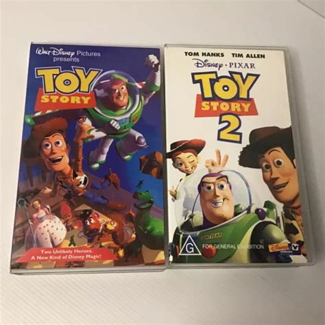 Vhs Disney Toy Story 1 And Toy Story 2 10 50 Picclick Au