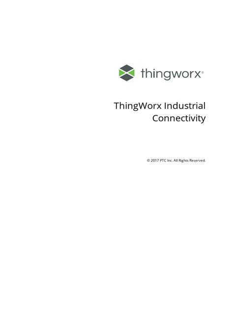 Thingworx Industrial Connectivity Manual Pdf Component Object Model Thingworx Industrial Connectivity Manual Pdf Component Object Model