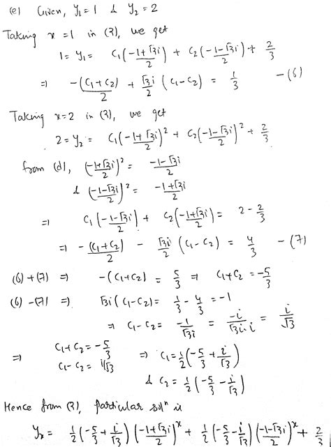 Solved Consider The Second Order Difference Equation A Find A