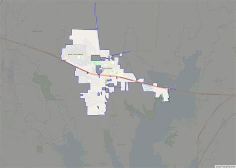 Map Of Princeton City Texas Thong Thai Real