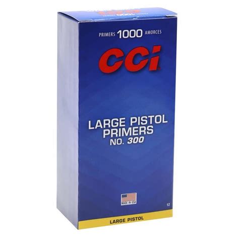 Cci Large Pistol Primers 1000 Count Dances Sporting Goods
