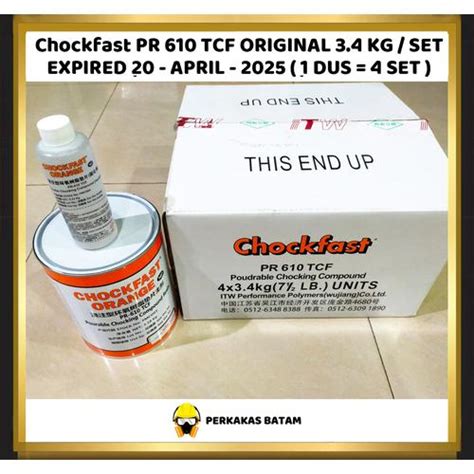 Jual Chockfast Orange Pr 610 Tcf Pourable Chocking Compound Chock Fast 3 4 Kota Batam