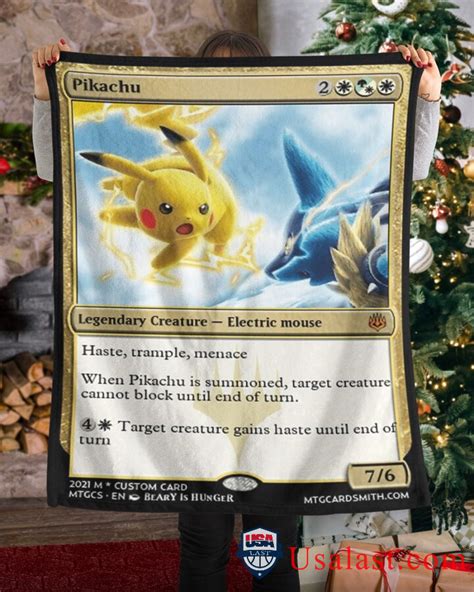 Pokemon Pikachu Electric Mouse Blanket Pixeltee