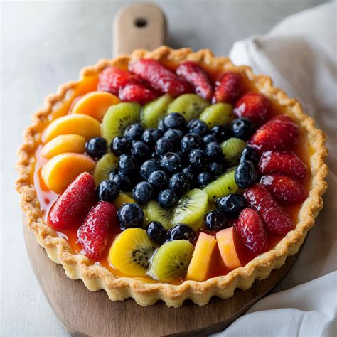 Delightful Spring Fruit Tart Recipe Recipe In 2025 Fruit Tart Cake Pastries Recipes Dessert