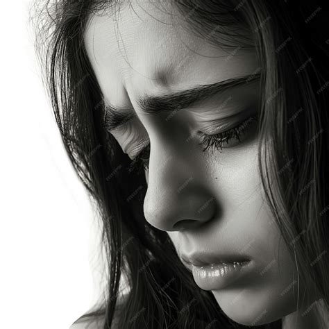 Sad Facial Expression Visual Photo Album Full Of Melancholy And Unhappy