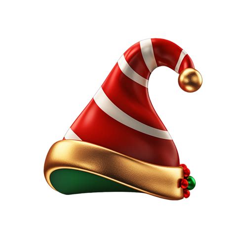 Ai Generated Christmas 3d Santa Hat 35135775 Png