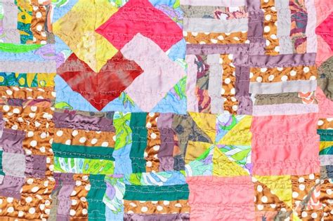 Premium Photo Handmade Silk Patchwork Cloth Premium Photo Handmade Silk Patchwork Cloth