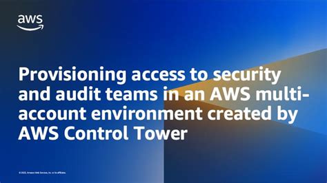 aws control tower security solutions on linkedin provisioning access