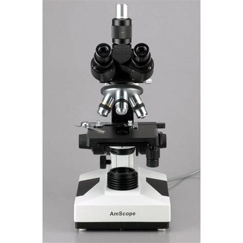 Amscope T490 Series Biological Trinocular Compound Microscope 40x 1600 Amscope Uk