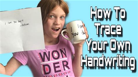 How To Cut Your Handwriting Out In Vinyl Silhouette Cameo Youtube