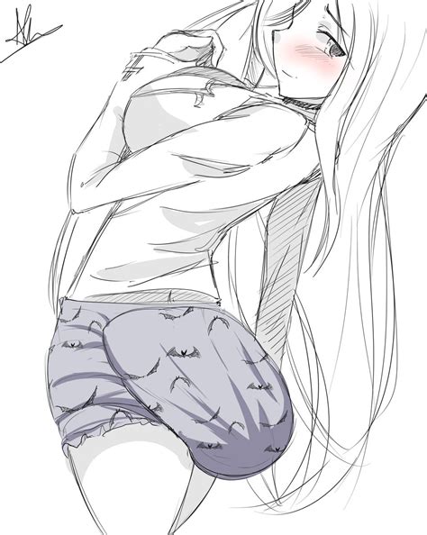 Rule 34 Akisada Bat Bat Print Diaper Long Hair Sketch 6202385