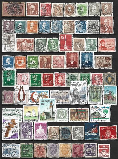 Collection Lot 11822 Scandinavia 71 Stamps Europe Denmark General Issue Stamp Hipstamp