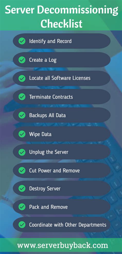 Server Decommissioning Checklist Itad Services Data Center Blog