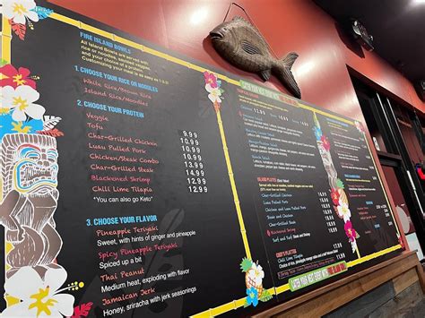 Menu At Fire Island Grill Restaurant Palmdale