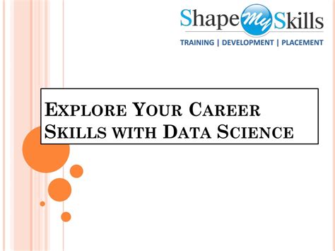 PPT Explore Your Career Skills With Data Science PowerPoint Presentation ID