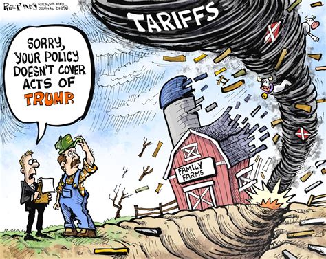 12 Political Cartoons Tackle Donald Trumps Tariffs