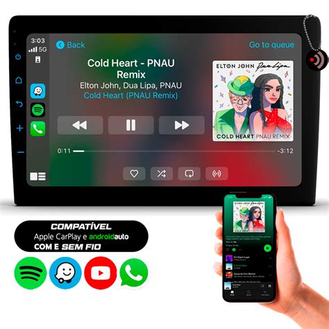 Multimídia 7 9 Polegadas Com Carplay Android Auto Espelhamento De Celular Bluetooth Tela