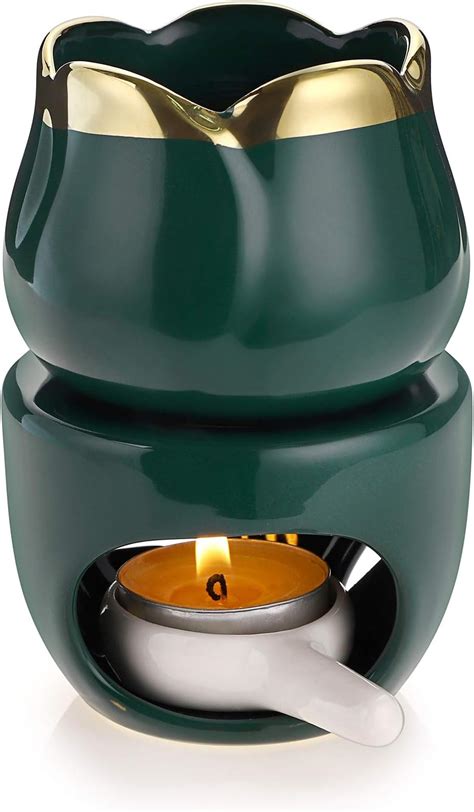 Puckator Eden Teardrop Shape Hanging Oil Burner With Stand Ceramic