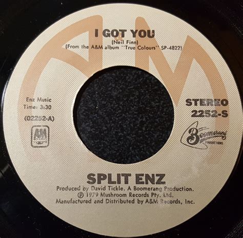Split Enz I Got You Odyssey Records