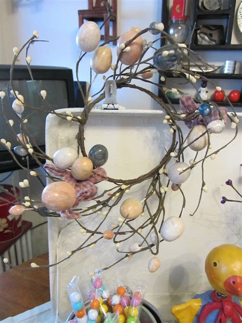 Easter Suitcase Vignette Organized Clutter