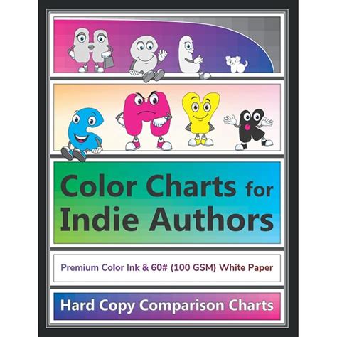Buy Hsl To Cmyk Color Charts For Indie Authors Hard Copy Comparison