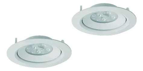 Pacote De 2 Luzes Led Embutidas De Teto 5w Brancas 40k Magg Mercadolivre