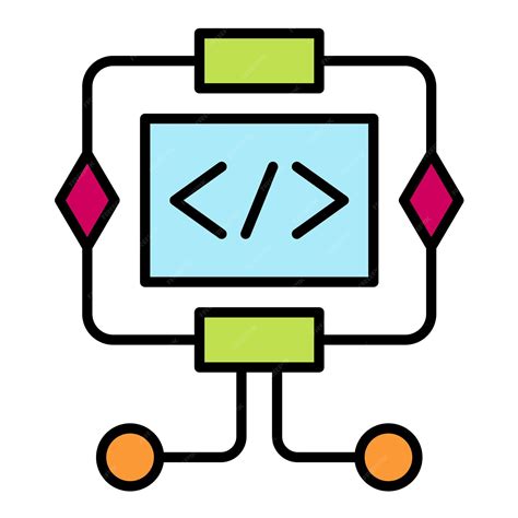 Premium Vector Algorithm Flat Illustration