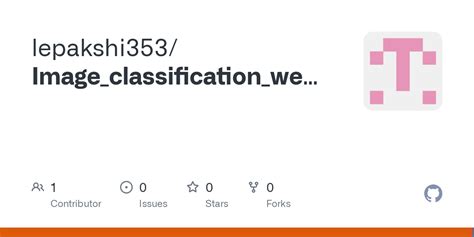 Github Lepakshi353imageclassificationwebsite