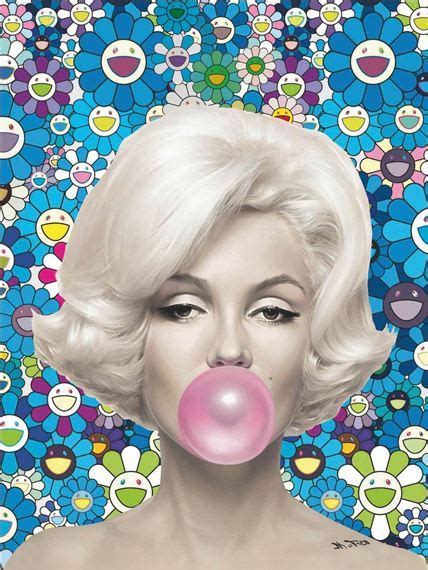 Brain Roy “marilyn And Murakami Blue” Mutualart