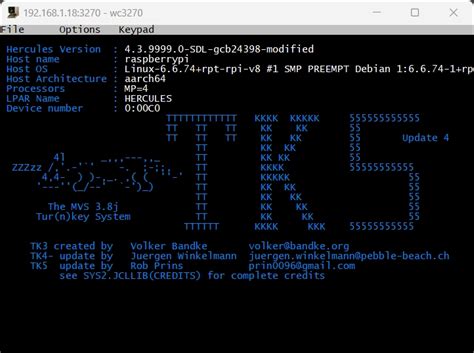 Emulating Mvs Mainframe On Raspberry Pi