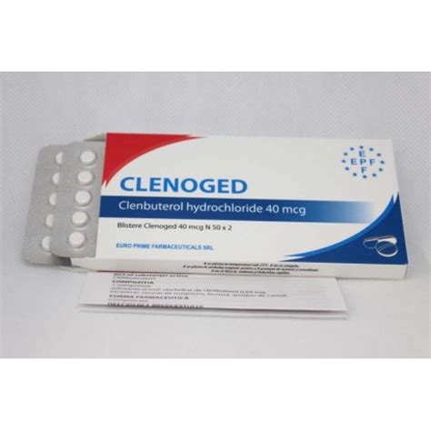 Clenoged Chlorowodorek Clenbuterolu 100 Tabletek 40 Mcg Tab Kup