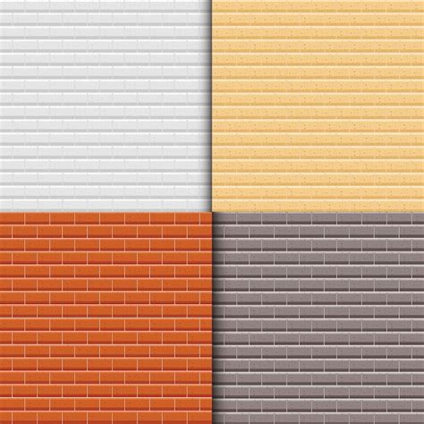 Premium Vector Set Of Brick Vector