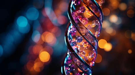 Premium Ai Image Dna Helix Science Structure