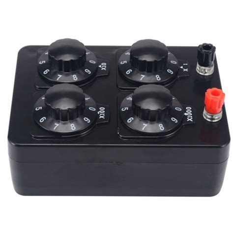 0 9999 Ohm Simple Resistance Box Precision Variable Decade Resistor